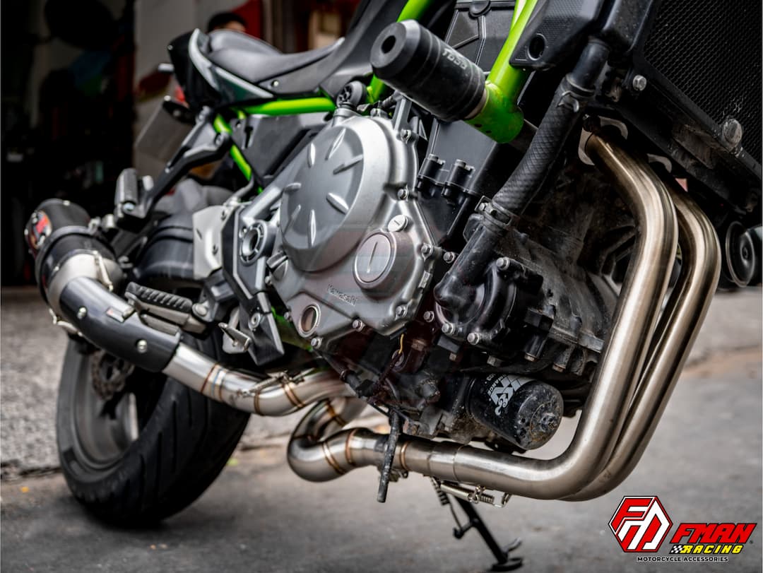 Cổ pô full xoắn NINJA650/Z650 INOX 3.4 THAILAND