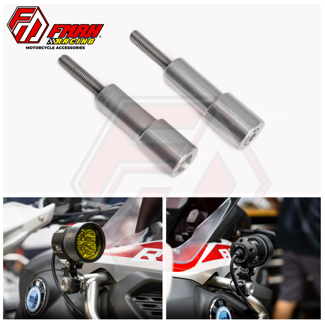 NỐI DÀI KHUNG BẮT ĐÈN TRÊN R1250/1200 GSA CNC CAO CẤP